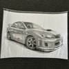 Orginal Artwork Nissan Skyline R33 GTR A3 Fine Art Graphite Pencil ...