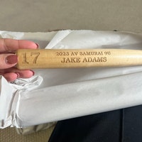 Engraved Junior Baseball Bat, Personalized Team Baseball Bat, Gift for ...