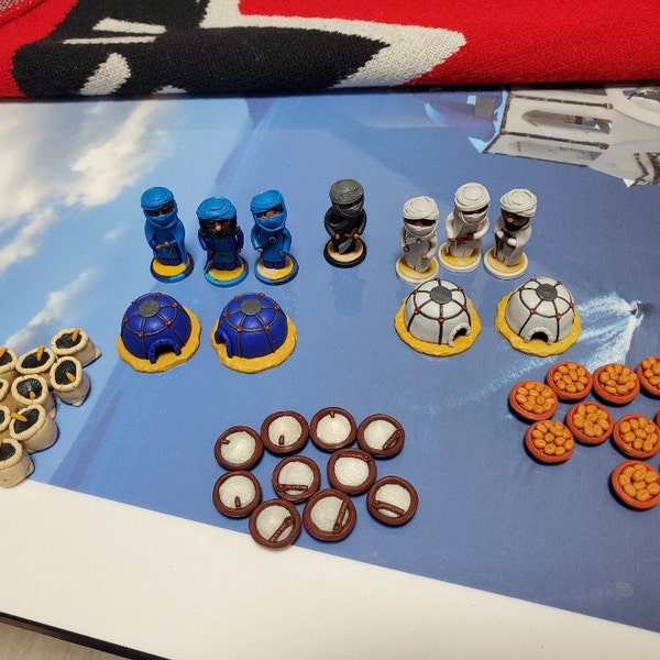 STONE BLOKS - Resource Tokens | Board Game Pieces | Board Game Upgrade ...