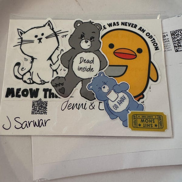 Glass of Wine Sticker Colorful Waterproof Glossy Vinyl Sticker Cute ...