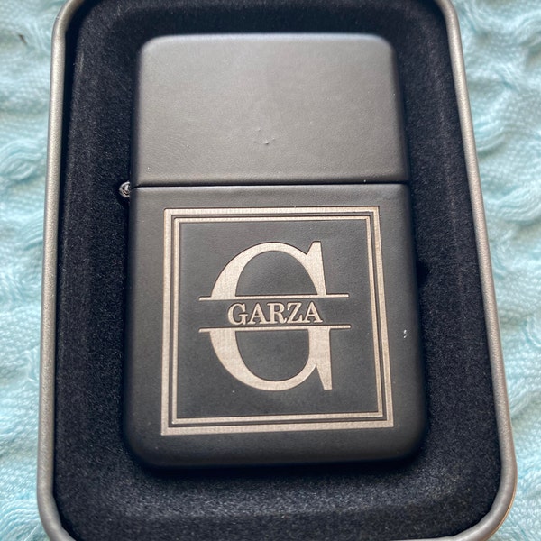 Personalized Black Engraved Lighter - Custom Lighter, Engraved Lighter ...