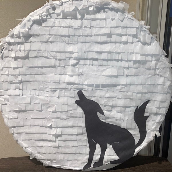 Full Size Wolf Piñata, Howl at the Moon Piñata, Halloween Pinata - Etsy