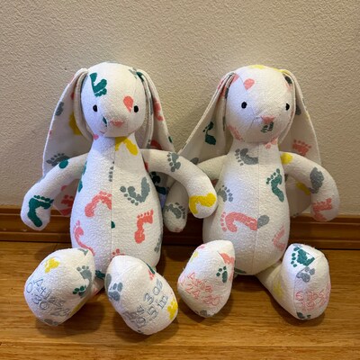 Plush Bunny From YOUR Baby's Hospital Receiving Blanket - Etsy