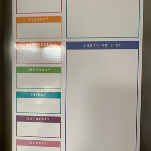 Walltac Wall Planner Weekly Organiser & Family Planner Reusable ...