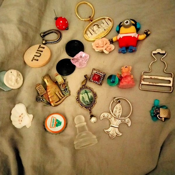 Crow Confetti Grab Bag, Magpie Candy, Found Object Jewelry, Vulture ...