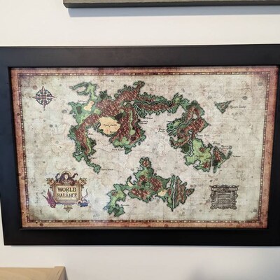 Map of Termina From Legend of Zelda Majoras Mask English or - Etsy