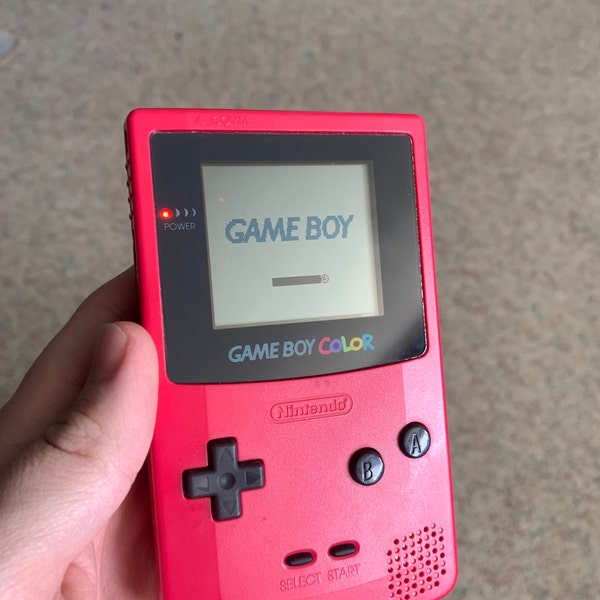 Gameboy Color Handheld Backlit Nintendo GBC Systems Authentic Game Boy ...