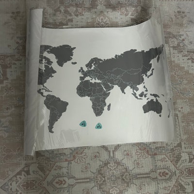 World Bucket List Scratch off Poster Travel Gift for Him Gift Ideas for ...