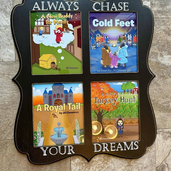 Collage Multiple Opening Picture Frame With 5 Openings 2-1/2"x3-1/2 3x3 ...