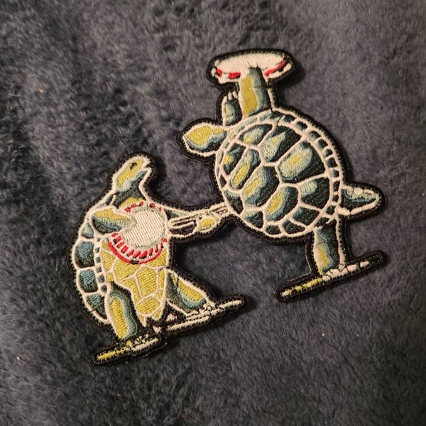 Grateful Dead Embroidered Patch - Terrapin Station Turtles - Etsy