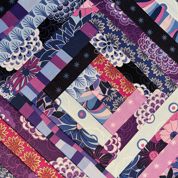 Triangle Log Cabin Foundation Paper Piecing Pattern, FPP, Quilt Block ...