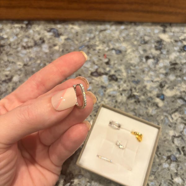 Dainty Sun Daith Ring, Hinged Clicker Hoop, 16ga 8mm or 10mm, Unisex ...