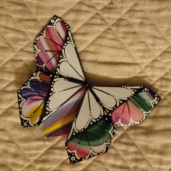 Paper Origami Butterfly Corner Bookmark ~ Choose Your Own Design ~ Gift ...