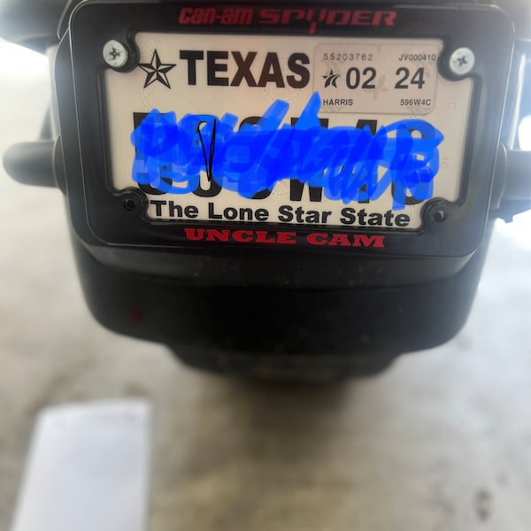 Personalized Motorcycle Frame for Your License Plate Personalized With ...