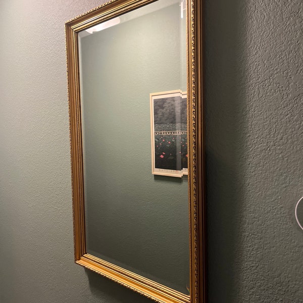 Vintage Ethan Allen Mirror/xl Entry Mirror/art Nouveau Style Wall ...