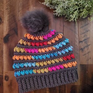 Mountain Ridge Beanie Crochet Pattern by Sheepish Stitches - Etsy