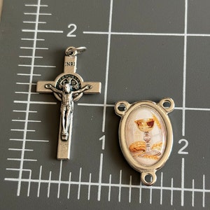 JESUS Praying Easter Gift EXTRA LARGE Rosary Centerpiece Art Catholic ...