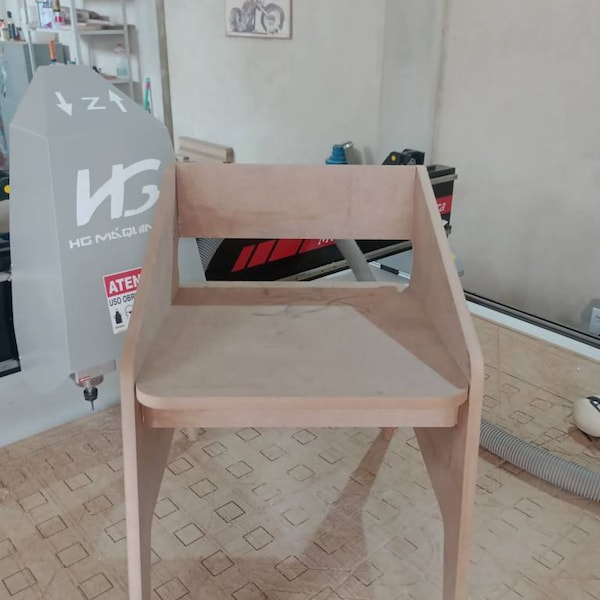 Chair (digital Files for Download, CNC Furniture Files, Scandinavian ...