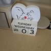 Crab Calendar Perpetual Wood Block Calendar Red Crab Decor - Etsy