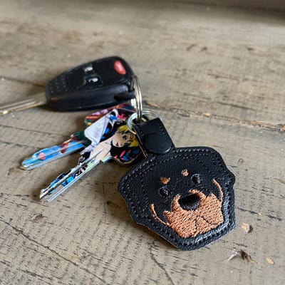 Peanuts Snoopy Woodstock Embroidered Key Fob - Etsy