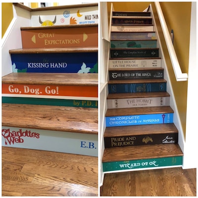Custom Stair Riser / Alternative to Stair Riser Decals & Vinyl / Free ...