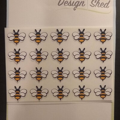 SMALL Cute Tiny Bee Stickers Bee Lover Gift Bee Sticker Sheet Laptop ...
