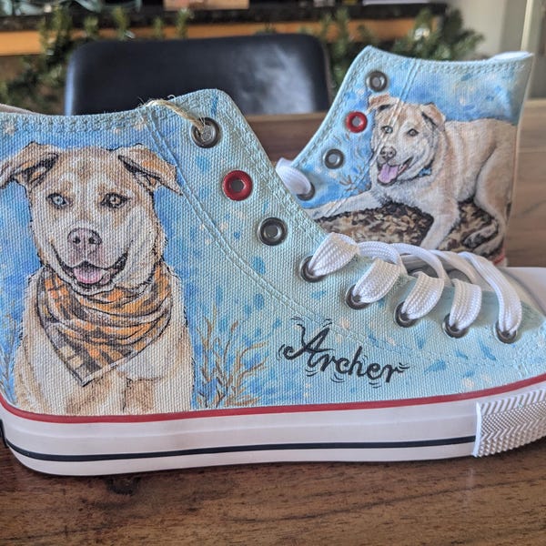 Goth Style Shoes, Rock Shoes, Spike Shoes, Studded Sneakers, Blood ...