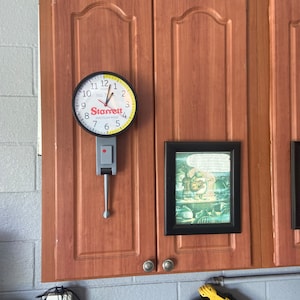 8 Inch Dial Test Indicator Wall Clock, Great Gift for Machinist ...