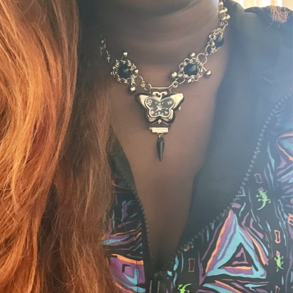 Asymmetrical Heart Clock Locket Necklace - Etsy