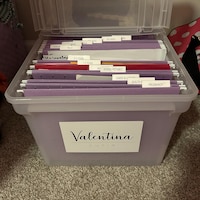 Printable Milestone Tote Labels | Instant Download | School File Box ...