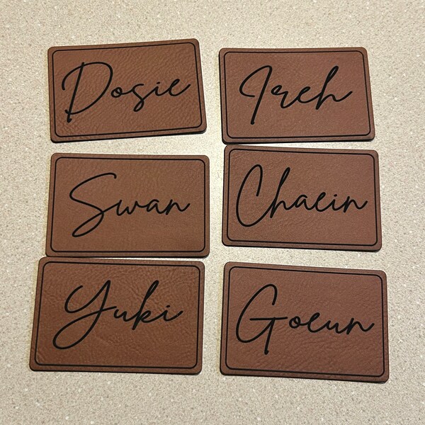 Personalized Patch | Custom Patch | Leatherette Hat Patch | Iron - on ...