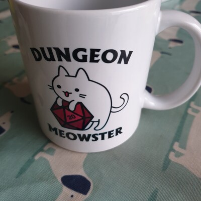 Dungeon Meowster Mug Funny Dnd Dungeon Master Gift for Cat Lovers - Etsy