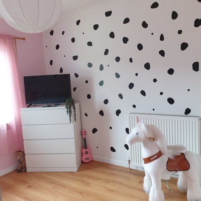 Large Dalmatian Pattern Spot Wallpaper Sticker Decals Polka - Etsy