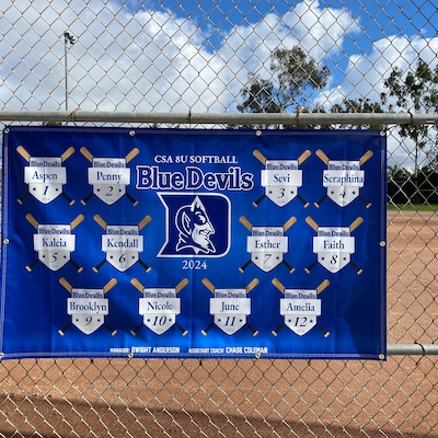 Baseball Banner, T-ball Banner, Tball Banners, Team Banners, Softball ...