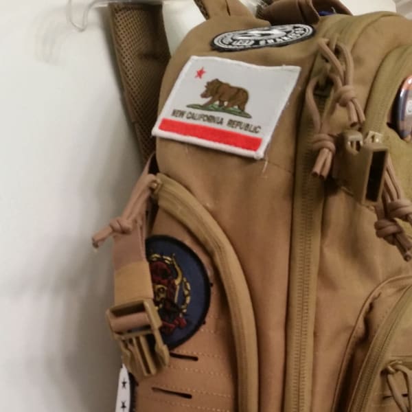 Fallout Inspired NCR Style Patch With 2.5"x3.5" Hook and Loop Backing ...