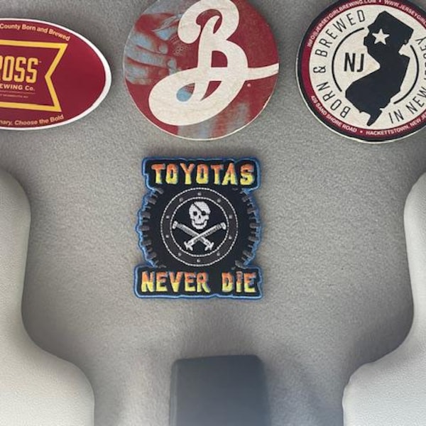 Toyota Retro Vintage Decal Sticker Round 4 Inch 3 Stripe - Etsy