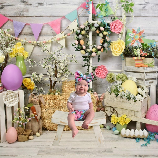 Baby, Toddler, Child, Family Easter Photography Digital Backdrop ...