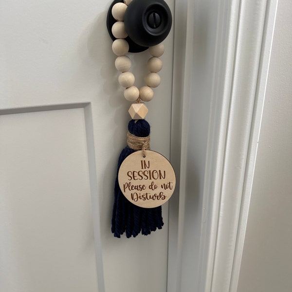 Custom Door Knob Hanger, Door Handle Sign, Office Sign, Do Not Disturb ...