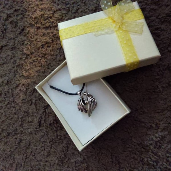 Magnetic Angel Devil Wings Matching Couples Necklace Set for Two ...