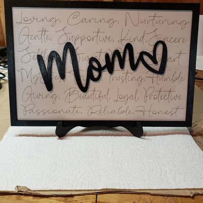 Mom Sign Svg, Mothers Day Svg, Mom Appreciation Sign Svg, Mom Cut File ...