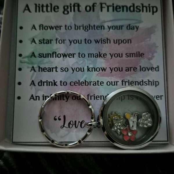 Friendship Gift, Gift for Friend, Long Distance, Missing You,a Little ...