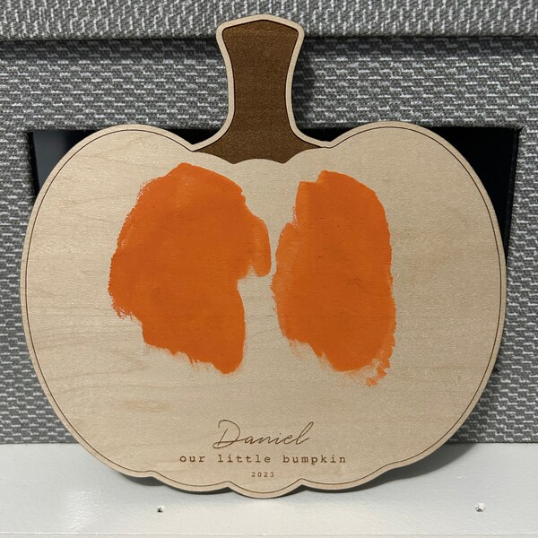 Our Little Bumpkin Sign | DIY Baby Bum Pumpkin Art | Fall Baby Art ...