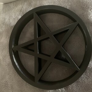 Pentagram Tree Topper Pentacle Reversible Gothic Holiday - Etsy
