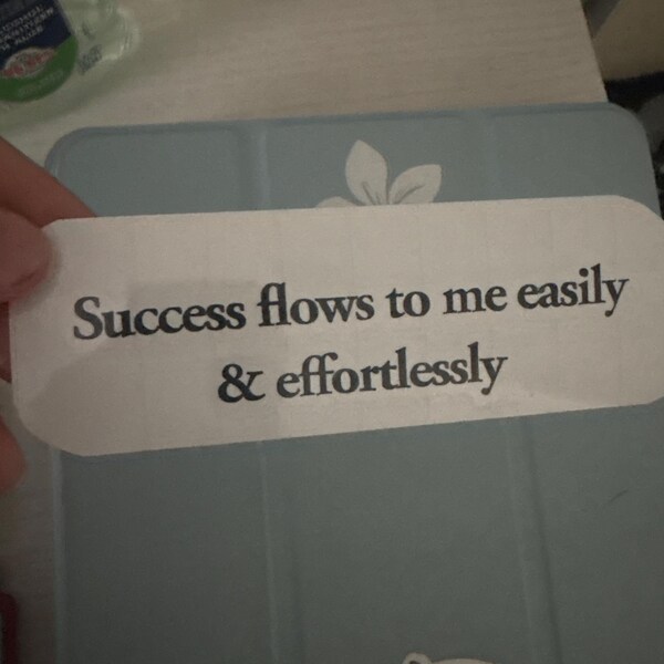 I Am Creating the Life I Want - Vinyl Mirror Decal - Positive ...