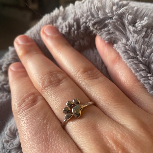 Teddy Bear Ring Silver Teddy Bear Ring Solid 925 Sterling Silver Bear ...