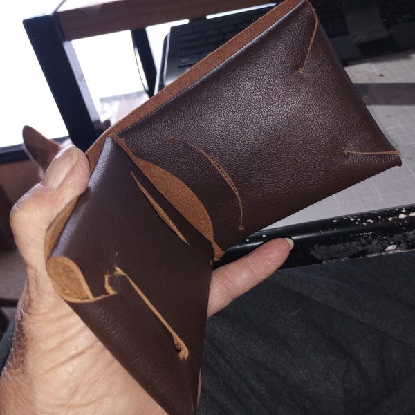 No-stitch Leather Bifold Wallet Pattern | Video Tutorial on Youtube ...