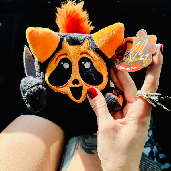 Hex Cat GLOW in the DARK Plushie, the Weird and Cute Plush Witch Cat ...