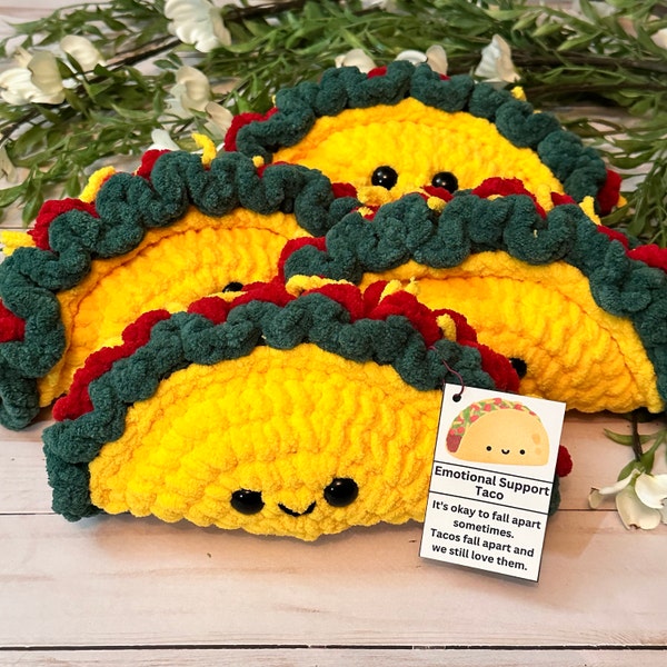 PRINTABLE Emotional Support Taco Tags, Let's Taco 'bout It, Digital PDF ...