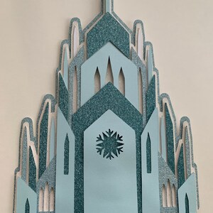 Frozen Castle SVG File for Cake Topper or Party Decorations - Etsy