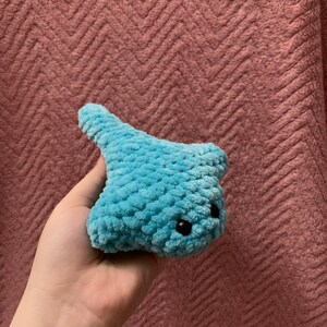 Mini Crochet Stingray Pattern, No Sew, Quick Make - Etsy